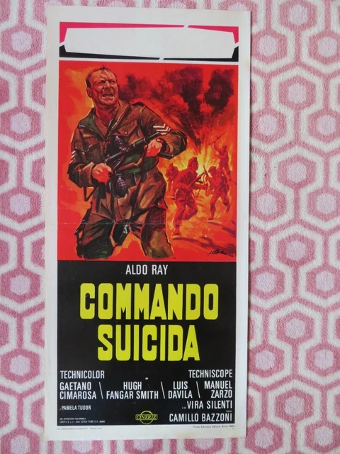 COMMANDO SUICIDA / Suicide Commandos ITALIAN LOCANDINA (27.5"x13 ...