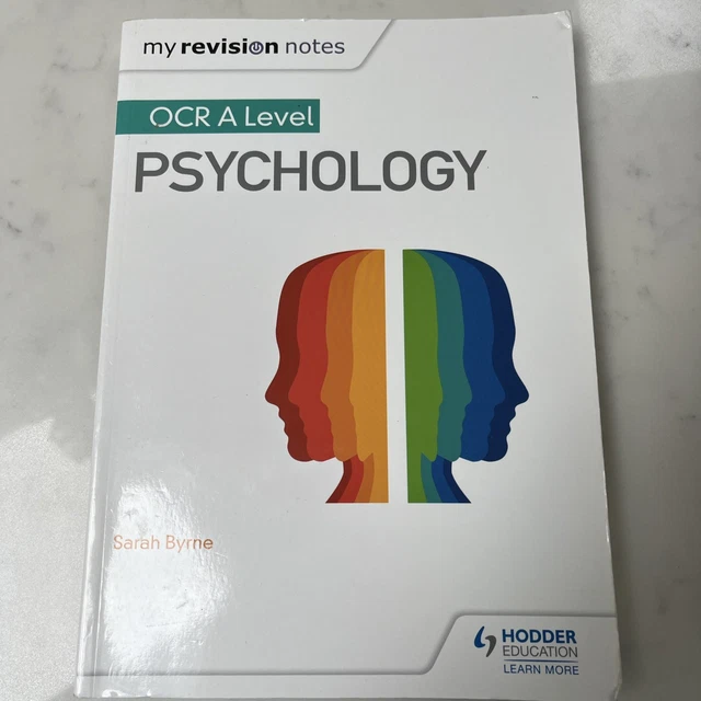 MY REVISION NOTES: OCR a Level Psychology by Sarah Byrne (Paperback ...