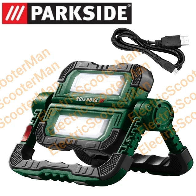PARKSIDE LED WORK Light With Power Bank IP44 USB-C Cordless ...