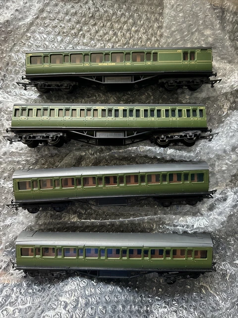 GRAFAR OO GAUGE Coaches Southern Railway 1st/3rd/guard Green X4 1787 ...