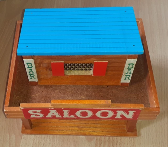 SISO VERO WESTERN Fort Haus Frühphase Saloon 2teilig DDR Indianer ...