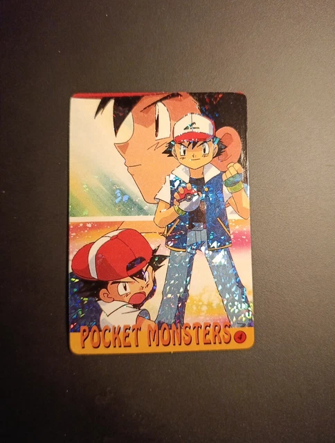 POKEMON CARD ASH Holo Prism Pocket Monsters Bandai No Shining EUR 5,99 ...