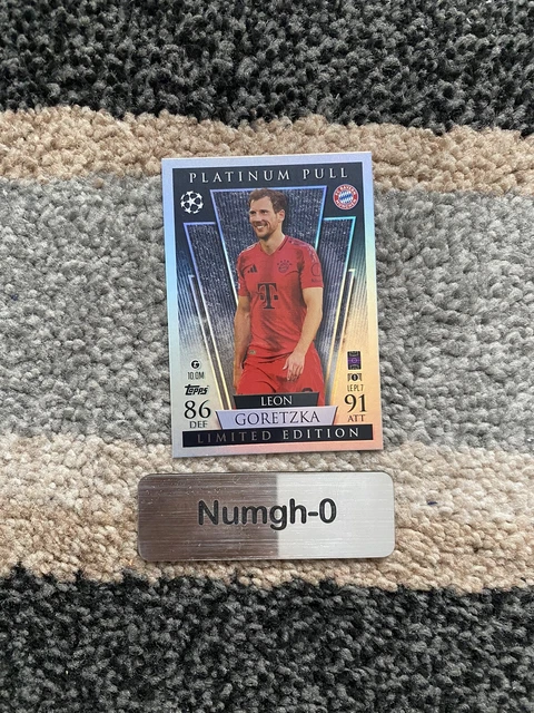 PLATINUM PULL LEON Goretzka Match Attax 2024/2025 Bayern Munich 24/25 ...