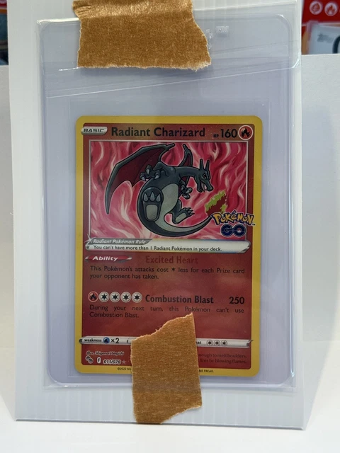 POKÉMON TCG RADIANT Charizard Pokémon GO 011/078 Holo Radiant Rare $7. ...