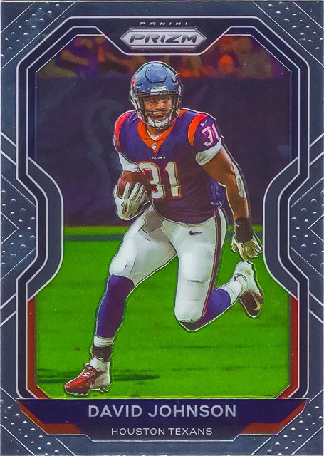 CARTE DE BASE David Johnson 2020 Panini Prizm football chrome #75 ...