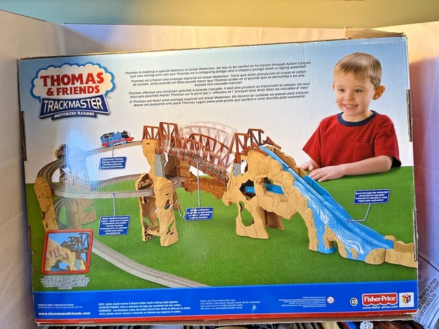 THOMAS & FRIENDS Trackmaster Motorized Railway Thomas at Action Canyon ...