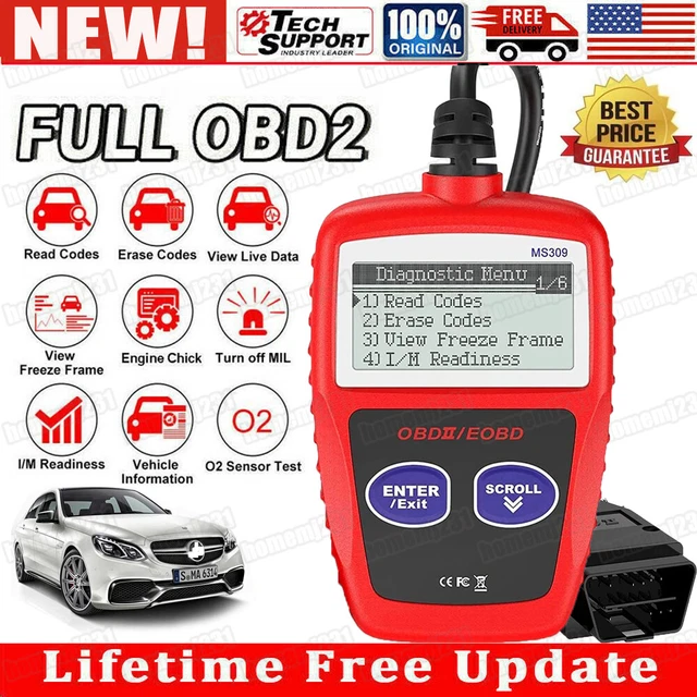 AUTOMOTIVE OBD2 CODE Reader OBD Car Scanner Check Engine Fault ...