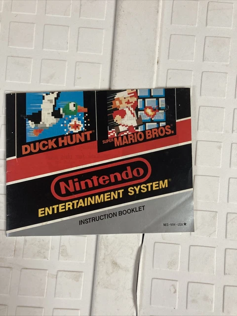 Nintendo Nes Mh Usa Instruction Booklet Manual Only Super Mario Bros