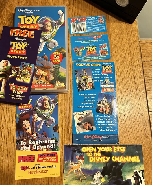 VINTAGE WALT DISNEY Pixar Toy Story 1995 Vhs Video - Rare £14.19 ...