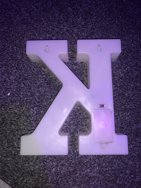 LETTER K LIGHT Rainbow for Kids Alphabet Lights bulb light £10.80 ...