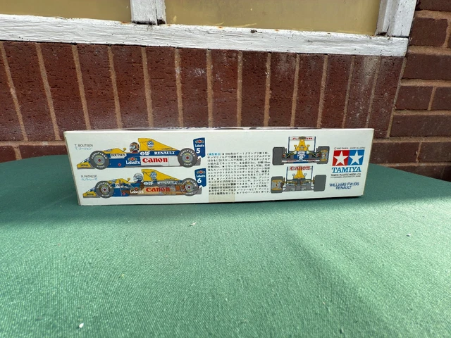 TAMIYA WILLIAMS FW 13B Renault Plastic Model Kit 1/20 Scale Rare Grand ...