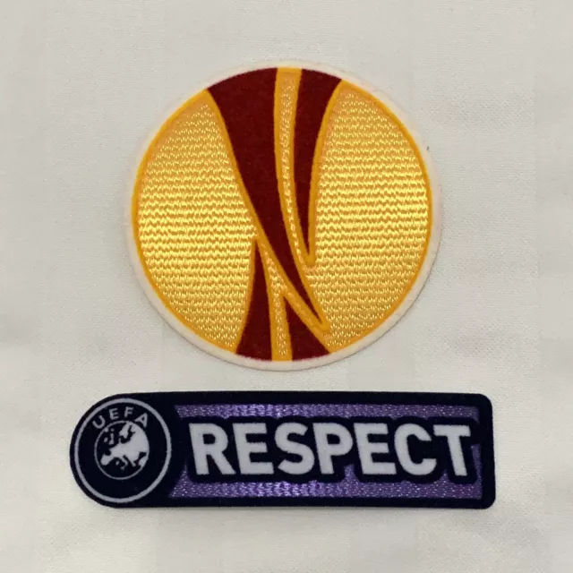 UEFA EUROPA LEAGUE Patch + RESPECT 2009/11 Sleeve Arm Patch / Iron On Badge £8.59 - PicClick UK