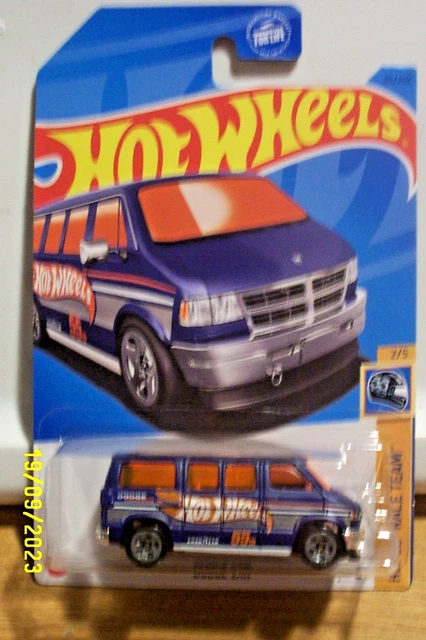 NEW HOT WHEELS 2023 - Dodge Van In Blue - Hw 55Th Race Team - 66/250 Ni ...