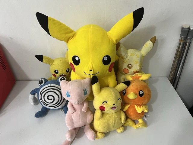 POKEMON PIKACHU VARIANTS Mew Polliwhirl Bird Job Lot Plush Bundle Soft Toys £40.00 - PicClick UK