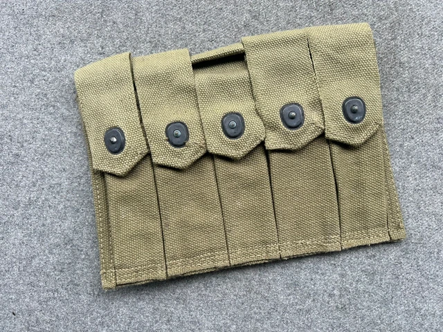 PORTE CHARGEUR THOMPSON 1942 Us Américain Normandie D Day Gi Usa Wwii ...