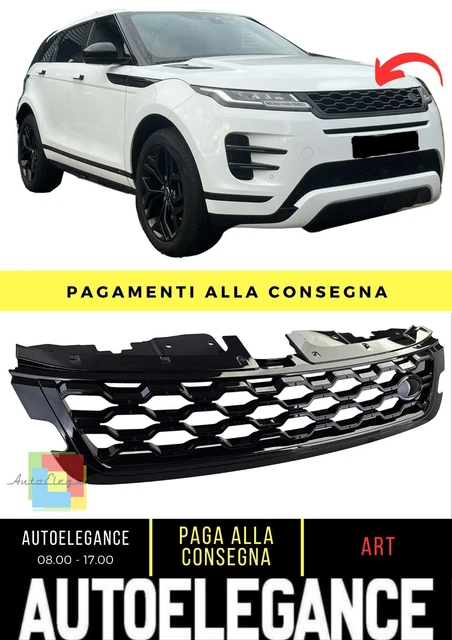 CALANDRE SPORT BLACK Brillant pour Range Rover Evoque L551 à Partir De ...