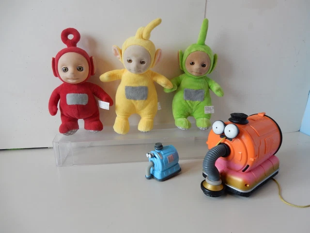 TELETUBBIES ORIGINAL SET of 3 plush toys Dipsy, Lala, Po + 2 Noo noos £ ...