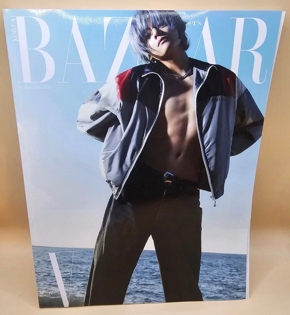 BTS V TAEHYUNG Bazaar Magazine Korea February 2024 $52.50 - PicClick AU