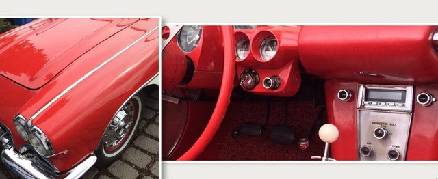 PER CHEVROLET CORVETTE C1 1959 Oldtimer Radio DAB+ Fm Bluetooth Aux EUR ...