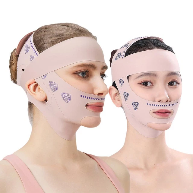 V FACE BANDAGE Mask Beauty Face Sculpting Sleep Mask with Forehead ...
