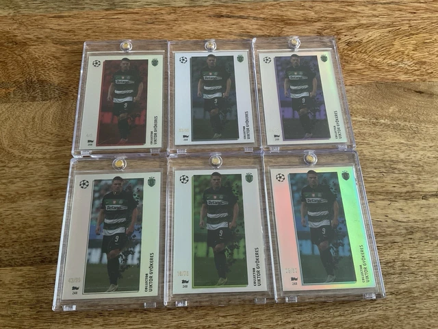 TOPPS TOTAL FOOTBALL Chrome Sporting Viktor Gyokeres Rainbow Just ...