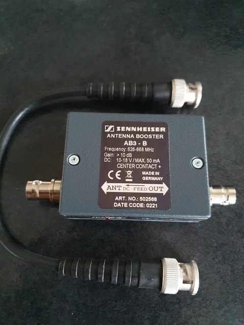 SENNHEISER AB3-B ANTENNA Booster £78.68 - PicClick UK