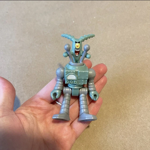 FISHER PRICE IMAGINEXT SpongeBob SquarePants Plankton & Robot Exo Suit ...