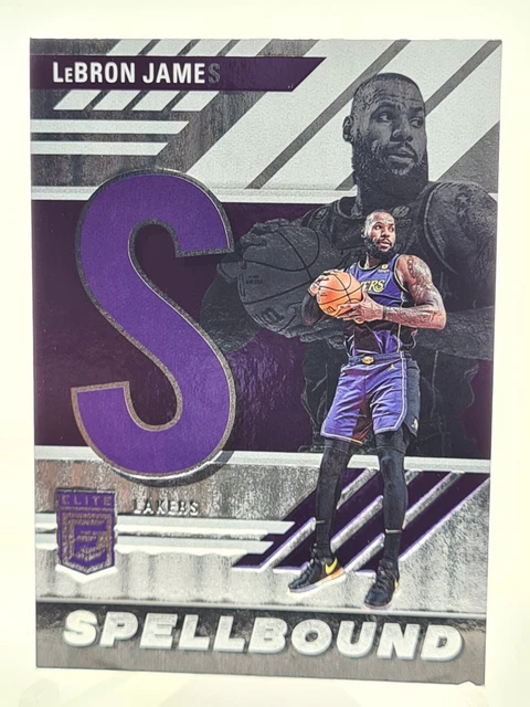 LEBRON JAMES 2023-24 Panini Donruss Elite Spellbound 'S' #40 LA Lakers ...