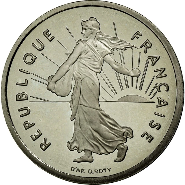 MÜNZE, FRANKREICH, SEMEUSE, 1/2 Franc, 1996, STGL, Nickel, Gadoury:429a EUR 30,75 - PicClick DE