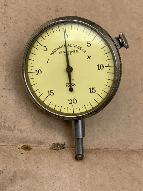 VINTAGE WALTHAM DIAL gage co dti dial gauge £20.00 - PicClick UK