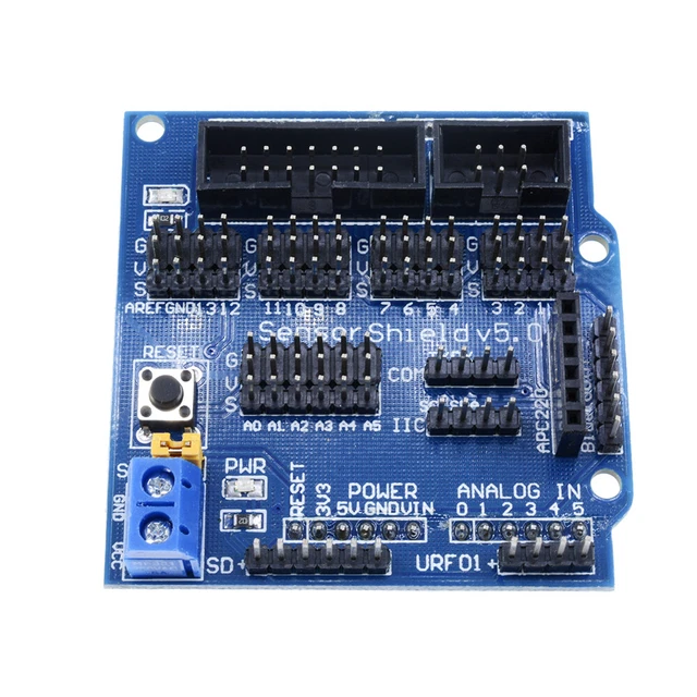 UPGRADED V5 ARDUINO Sensor Shield for Arduino UNO R3 Expansion Board V5 ...