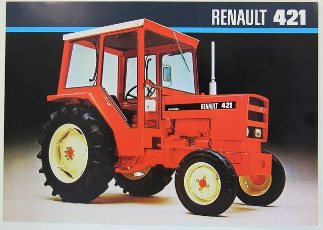 PROSPECTUS BROCHURE TRACTEUR Renault 421 tractor traktor prospekt ...