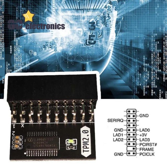 FOR ASUS TPM-L R2.0 Compatible Trusted Platform Module 20Pin Protection ...