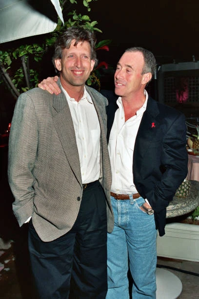 JOE ROTH AND David Geffen at Poolside Cocktail Party for Kel - 1992 Old ...