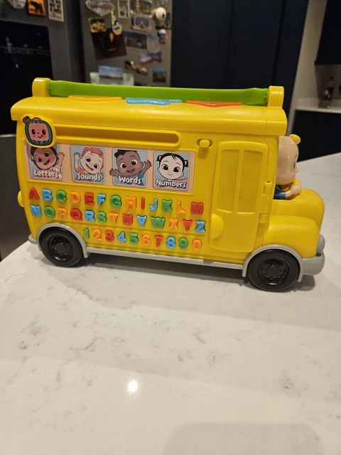 COCOMELON MUSICAL LEARNING Bus Carry Along Talking Interactive Toy £14. ...