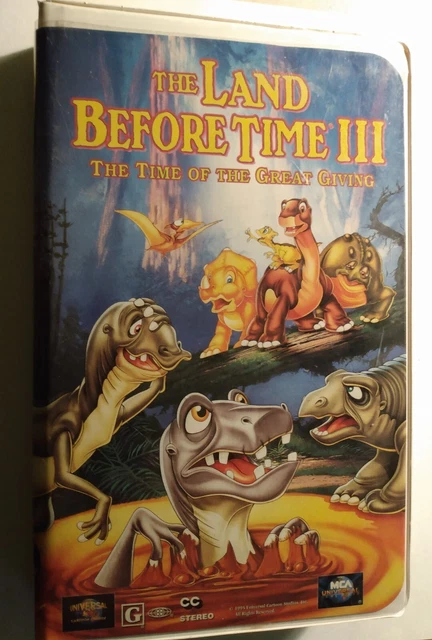THE LAND BEFORE Time III: The Time of Great Giving (VHS, 1995 ...