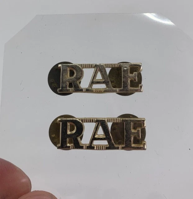 ROYAL AUSTRALIAN ENGINEERS RAE Staybrite Shoulder Title Badges ...