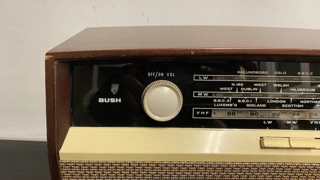 RETRO BUSH MAINS Radio R701/A -1930s Replica Vintage Clock Dial Tuning ...