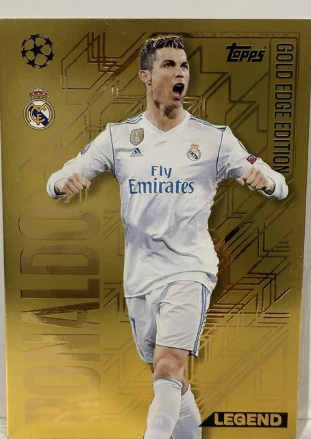 TOPPS MATCH ATTAX 2024/2025 24/25 Cristiano Ronaldo Real Madrid Gold ...