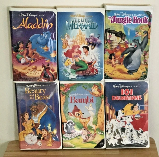 DISNEY VHS BLACK Diamond Lot Beauty And The Beast, Little Mermaid Banned Cover £308.82 - PicClick UK