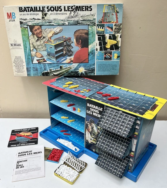BATAILLE (NAVALE) SOUS les mers - Jeu de Stratégie en 3D - MB 4570 ...