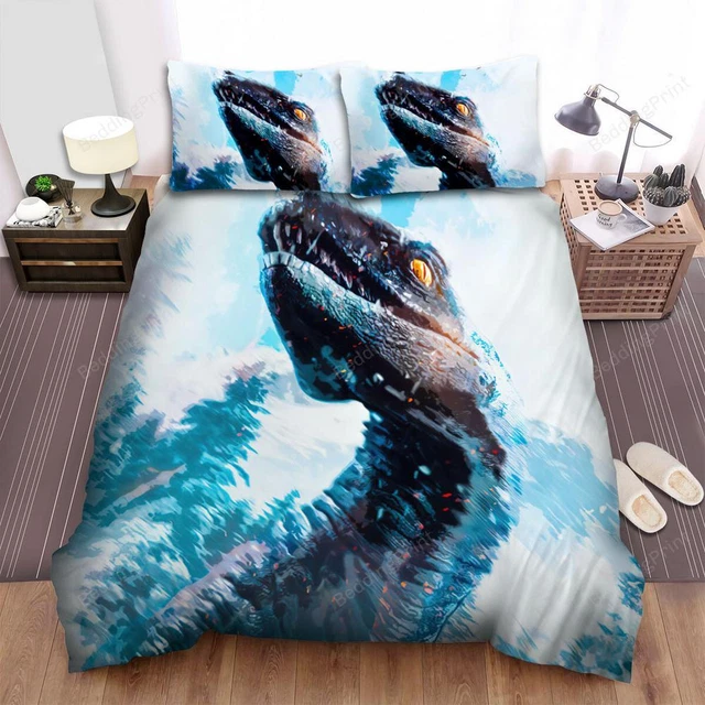 JURASSIC WORLD DOMINION 2022 Life Cannot Be Contained Quilt Duvet Cover ...