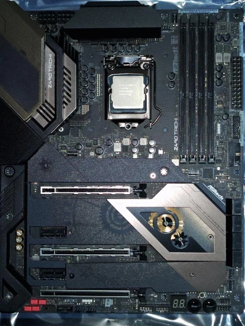 ASROCK Z490 TAICHI motherboard Intel Core i7-10700K CPU LGA1200 used £ ...