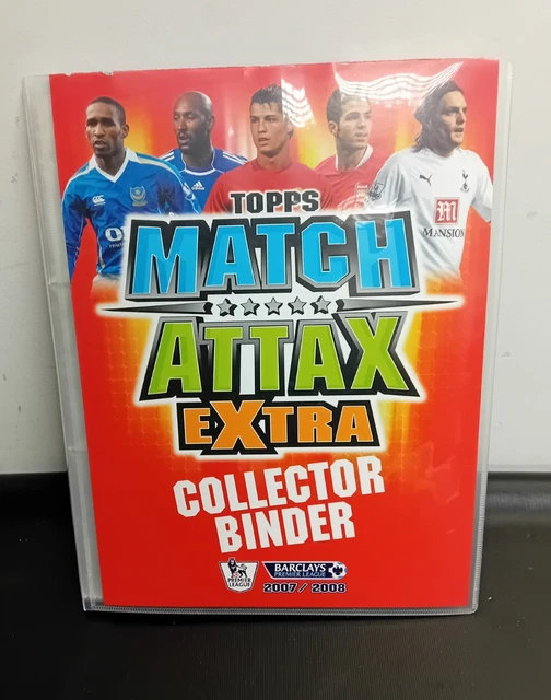 TOPPS MATCH ATTAX Extra (2007-2008) Collector Binder With Cards £9.99 ...