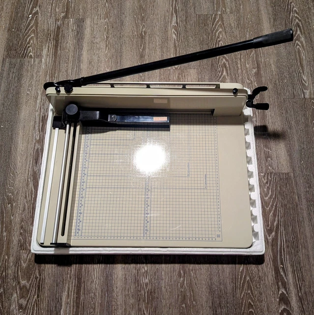 HEAVY DUTY PAPER Cutter, 17 Inch Guillotine Paper Cutter, Cuts 400 ...