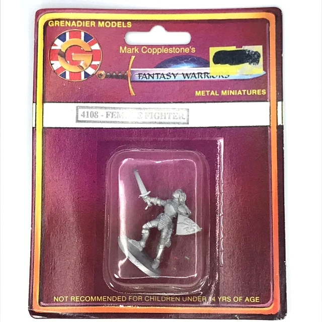 MASTER FEMALE FIGHTER - Fantasy Personalities - Grenadier Models ...