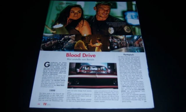 BLOOD DRIVE ALAN Ritchson Christina Ochoa Report Press Clippings #2182 ...