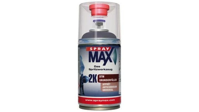 SPRAY MAX - 2K DTM Primer Filler Black (250ml) £16.76 - PicClick UK