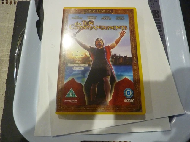 THE TEN COMMANDMENTS Bible Stories R2 Dvd Ben Kinsley Alfred Molina Vgc ...