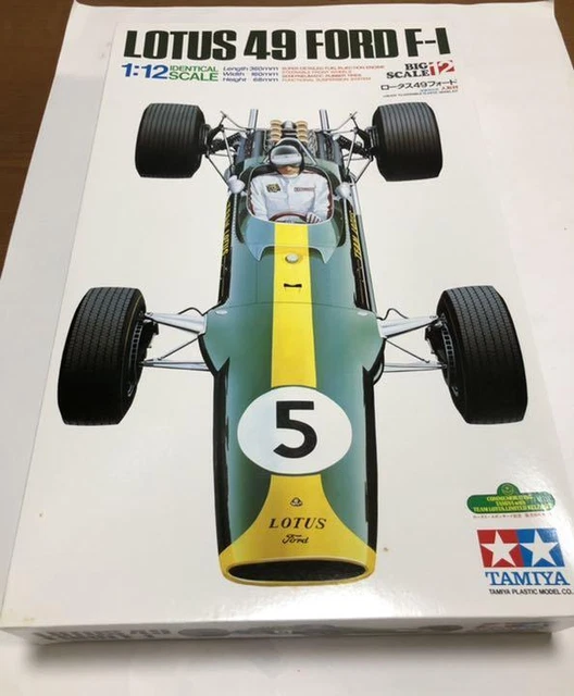 TAMIYA 1/12 LOTUS 49 Ford F-1 Big Scale Series No.12 Plastic model £114 ...
